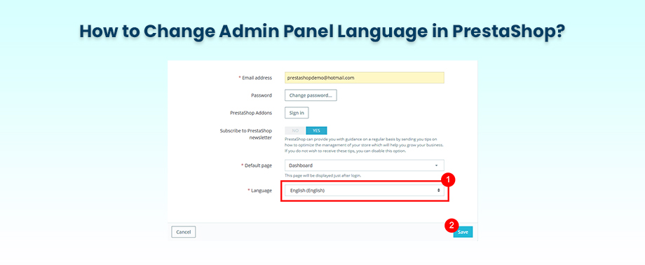 How to Change Admin Panel Language in PrestaShop? - Alakmalak Technologies Blog - Mastering the ...