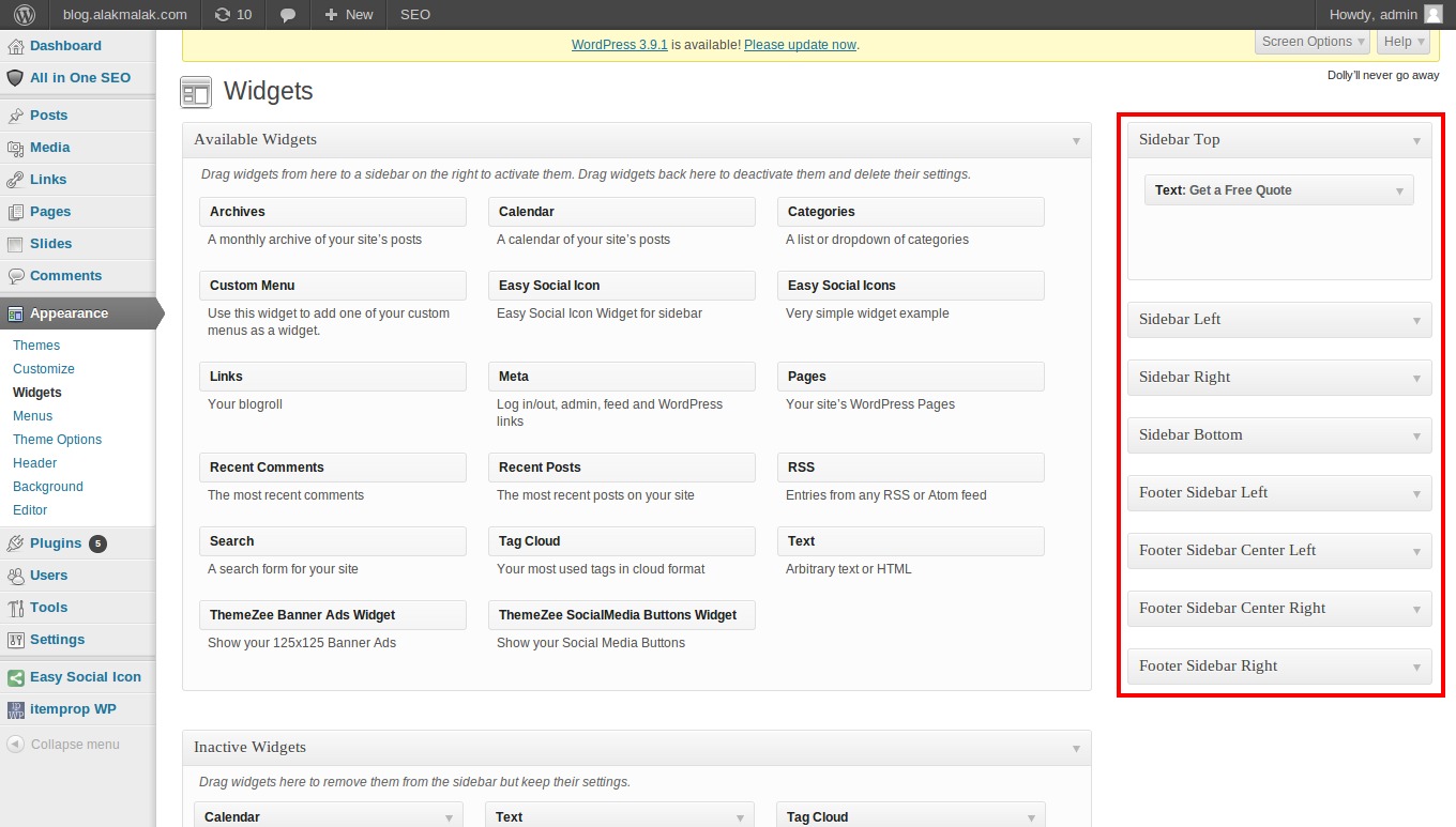 The Case of the Mysterious Sidebar Widgets in WordPress - Alakmalak ...