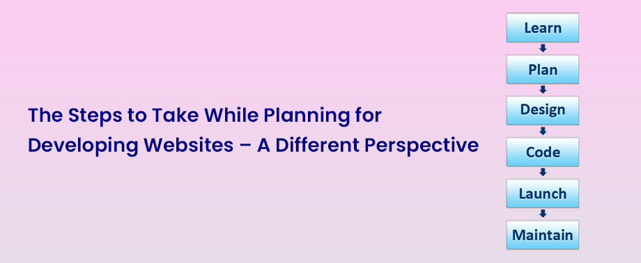 The steps to take while planning for developing websites - a different ...
