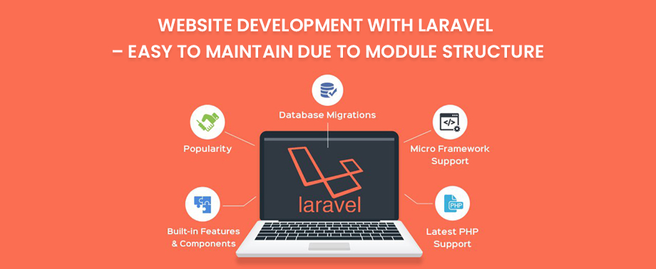 Website development with Laravel - Easy to maintain due to module structure - Alakmalak ...